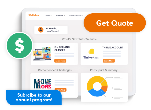 Subscriptions pricing | Wellable